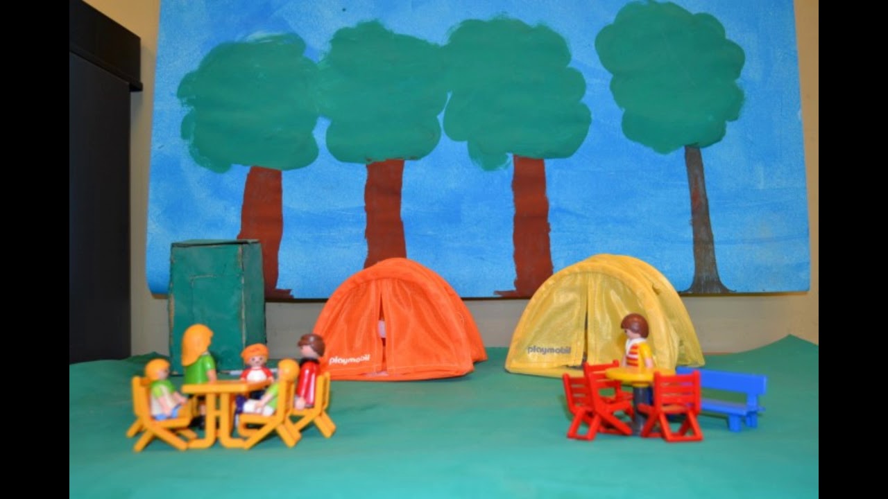Stop motion camping - YouTube