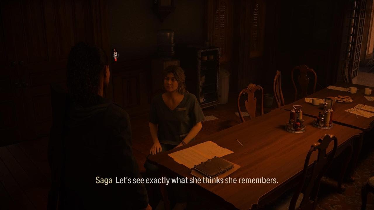 Alan Wake 2 - Rose's face at the end of her line here...PRICELESS. 😳 🤣 ...