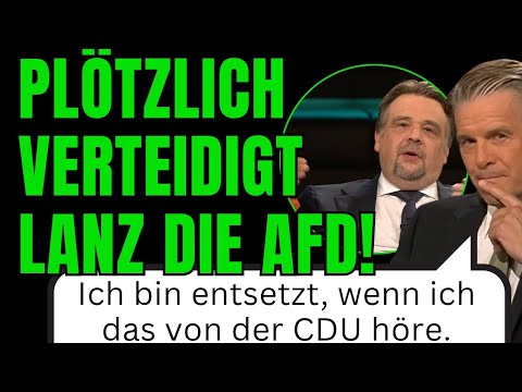 Lanz: Von wegen Deportation. AfD will nur den Rechtstaat durchsetzen! - CDU gibt das Land auf.