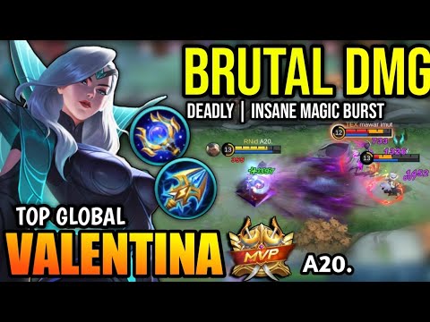 VALENTINA BEST BUILD 2023 | TOP GLOBAL VALENTINA GAMEPLAY | MOBILE LEGENDS - YouTube