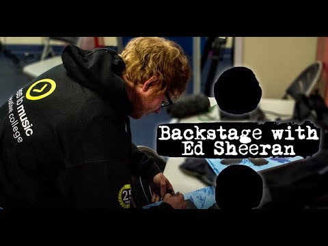 Ed Sheeran Interview | Ed Sheeran Backstage on Tour - YouTube