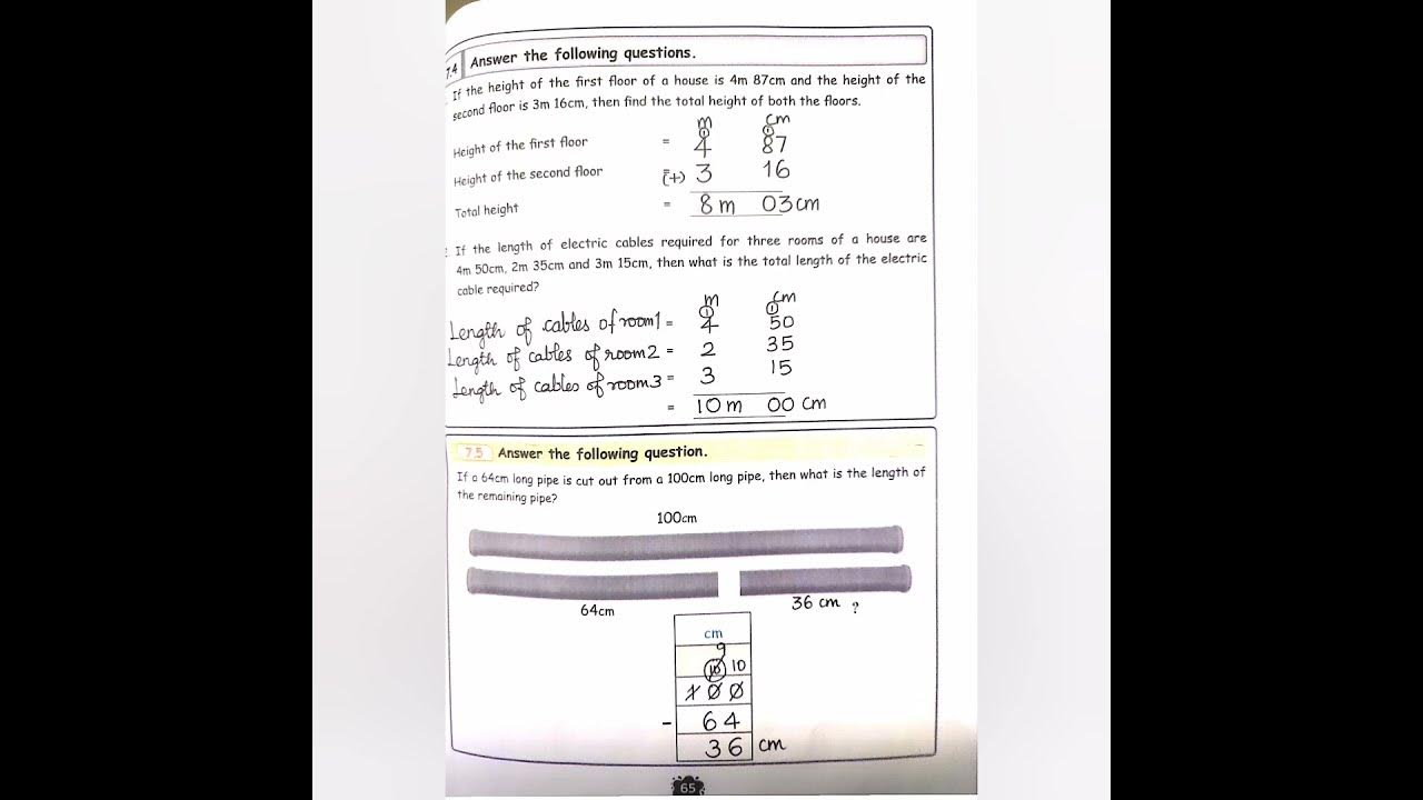4th-EE-Maths workbook/Module-7/Answer key/MEASUREMENTS-2 - YouTube