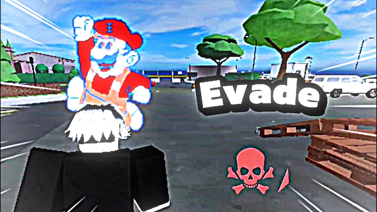 Mình Chạy Khỏi Mario Trong Evade - YouTube