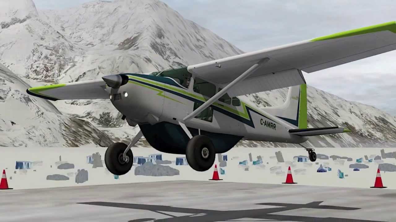 Ultimate Glacier Pilot scenery in X-Plane v10 - western glaciers - YouTube