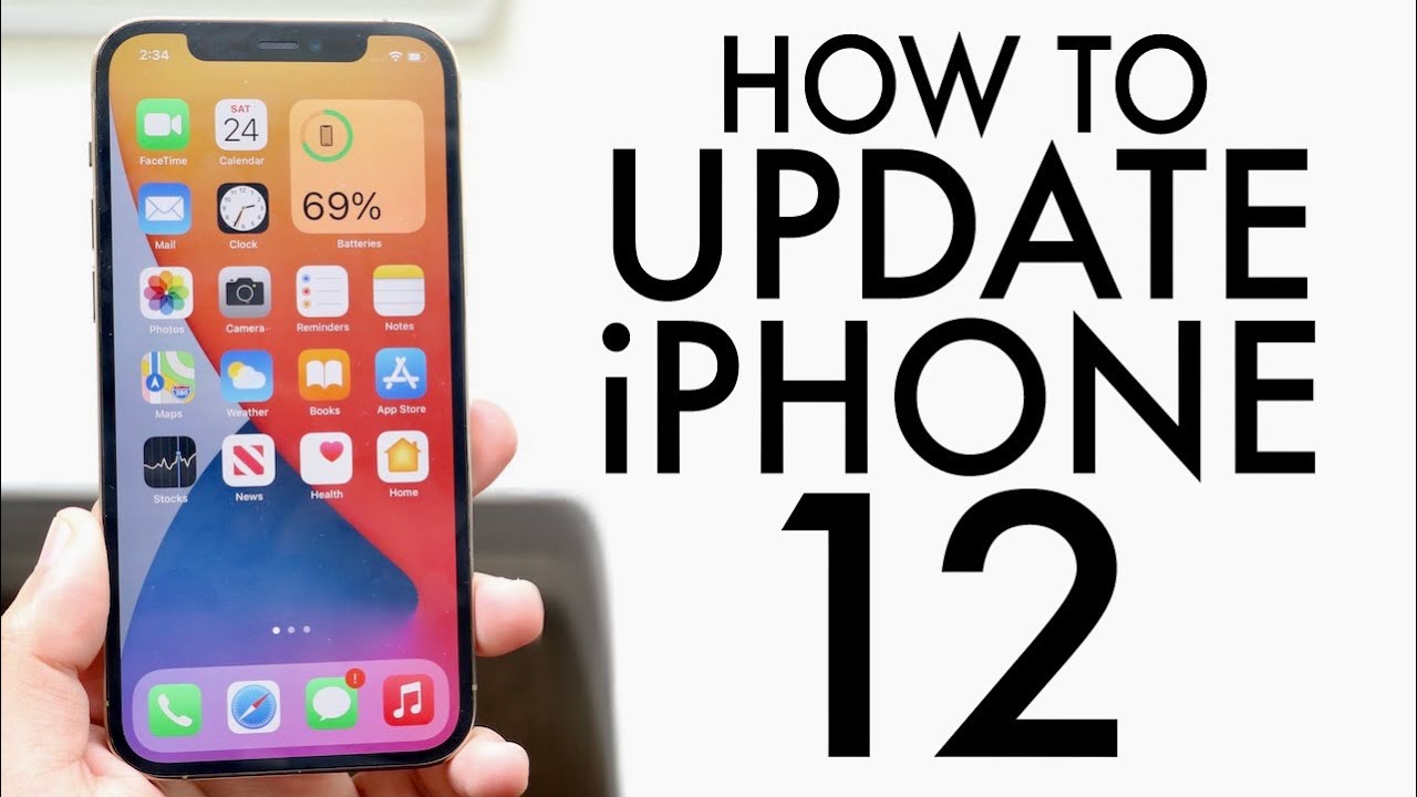 How To Update Your iPhone 12! - YouTube