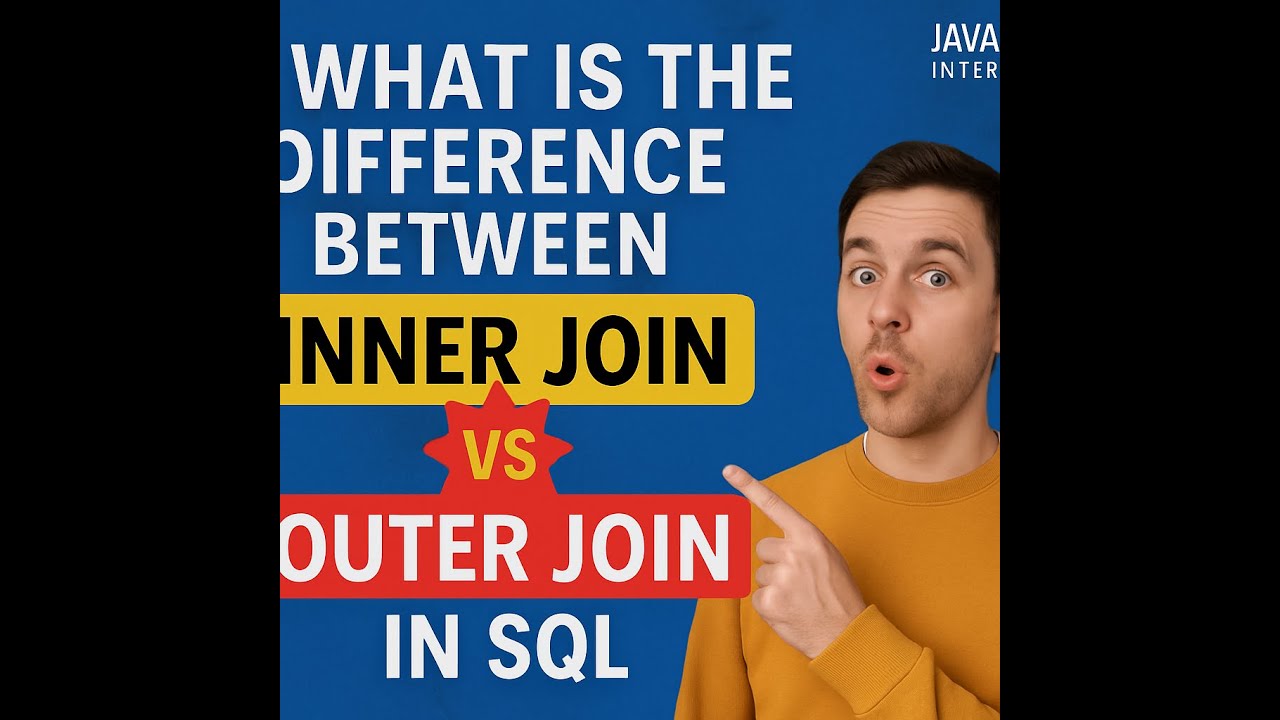 🔗 INNER JOIN vs OUTER JOIN in SQL | Clear Visual Explanation - YouTube