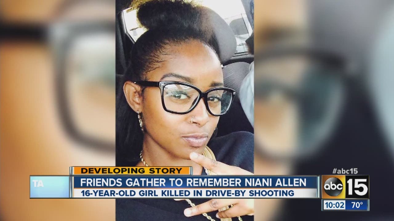 Friends gather to support Niani Allen - YouTube