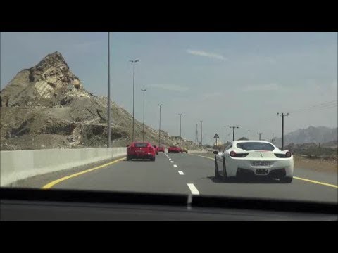 FOC U.A.E Hatta Drive On Board Ferrari FF Part 2!! - YouTube