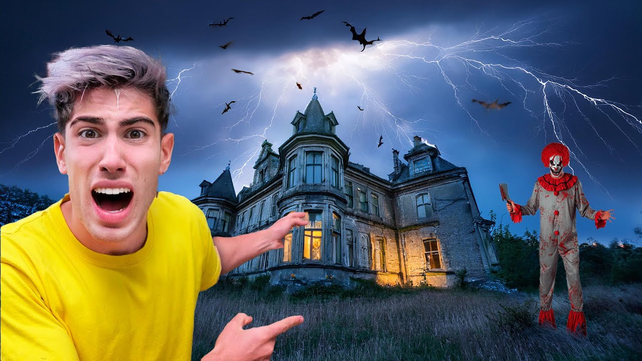 ALEJO IGOA PASO 24 HORAS EN UNA MANSIÓN EMBRUJADA 😭😭 - YouTube