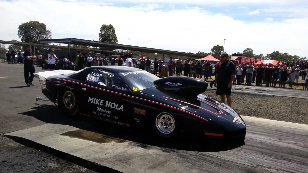 Daniel Camilleri VL turbo and Mike Nola Nitrous Pontiac Slamfest ...