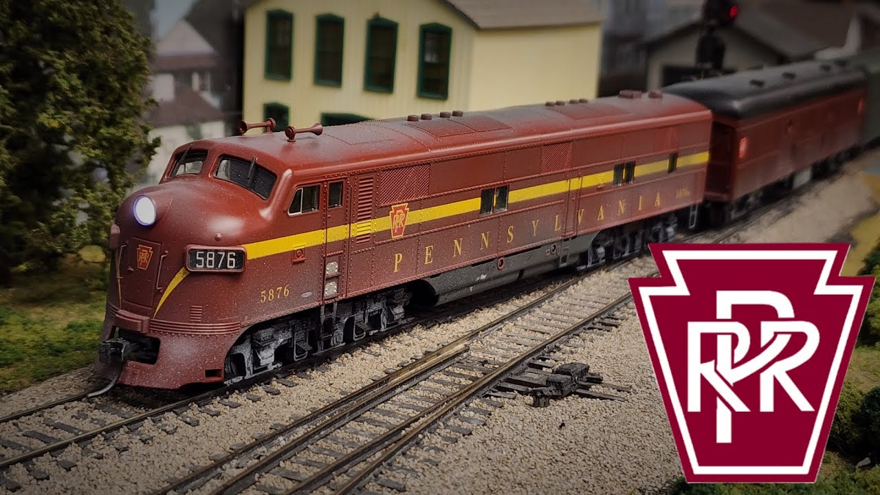 Tons of HO Scale PRR Action! - YouTube