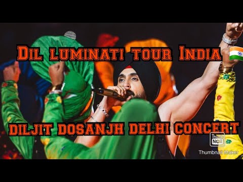 Highlights of Diljit Delhi Concert | Dosanjh Delhi Concert ...