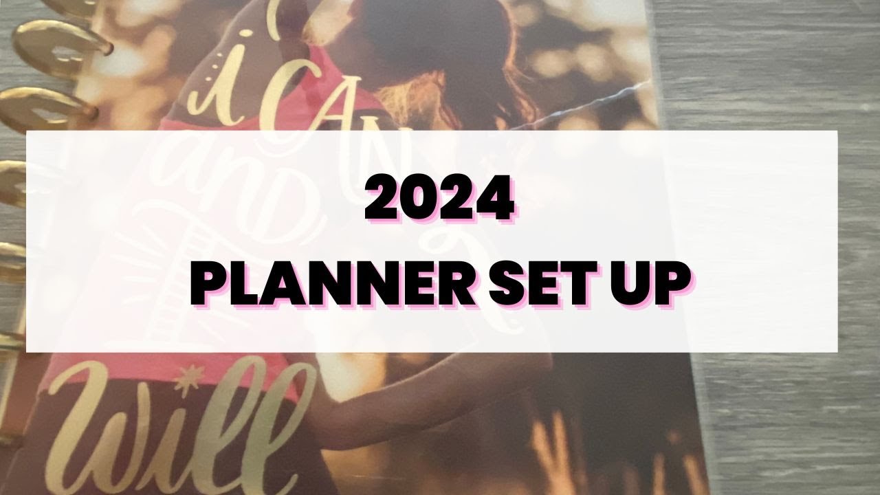 Plan With Me: 2024 Planner Set Up - YouTube