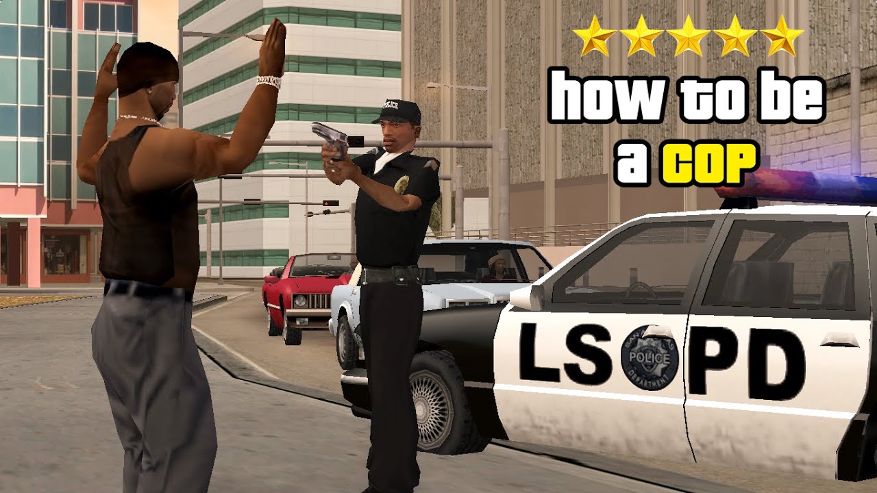 How to become a Police Officer - GTA San Andreas - YouTube