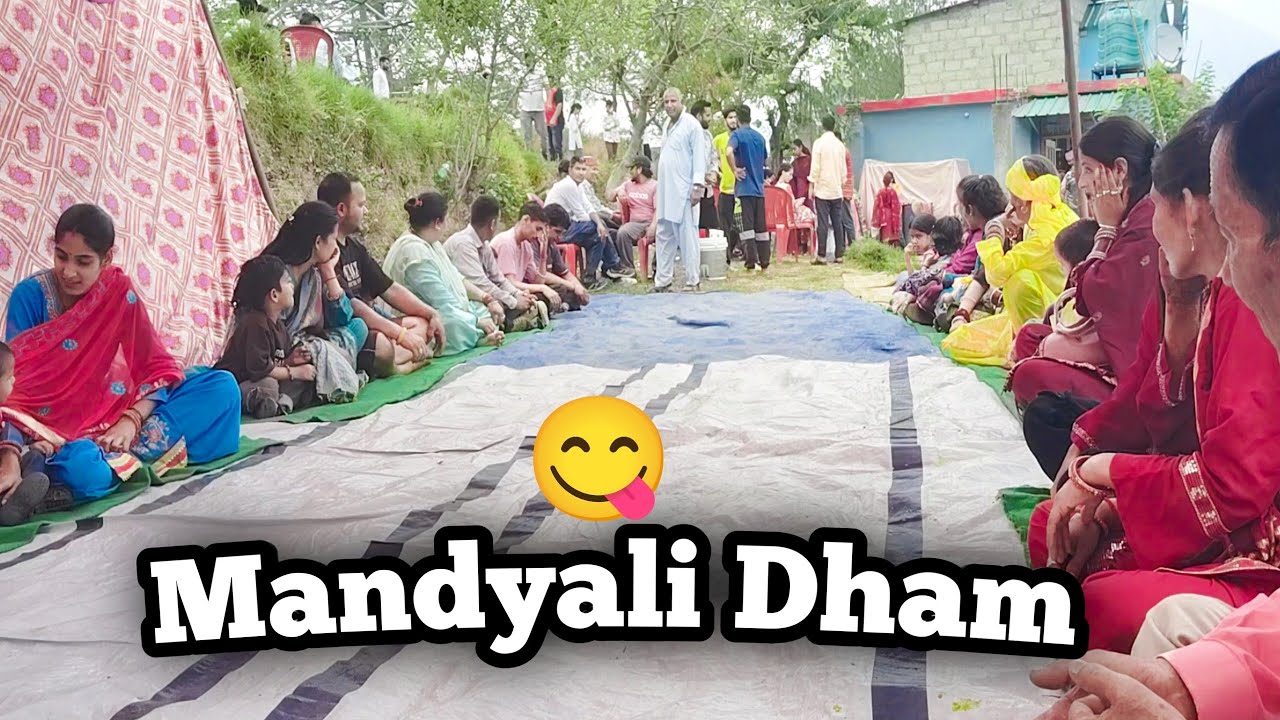 Mandyali Dham 😋 himachal prades | Husband and wife Vlogs | Himachli ...