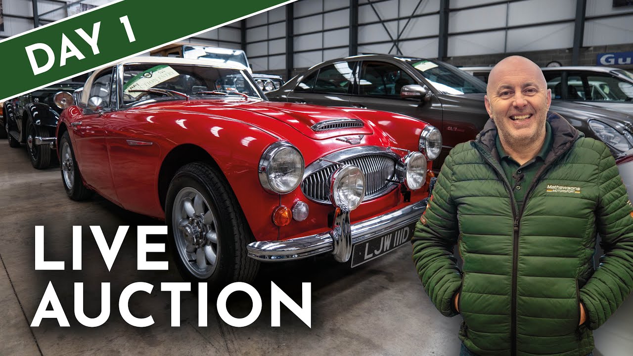 LIVE CLASSIC CAR AUCTION | 900 Lots! | Mathewsons May Auction Day 1 ...