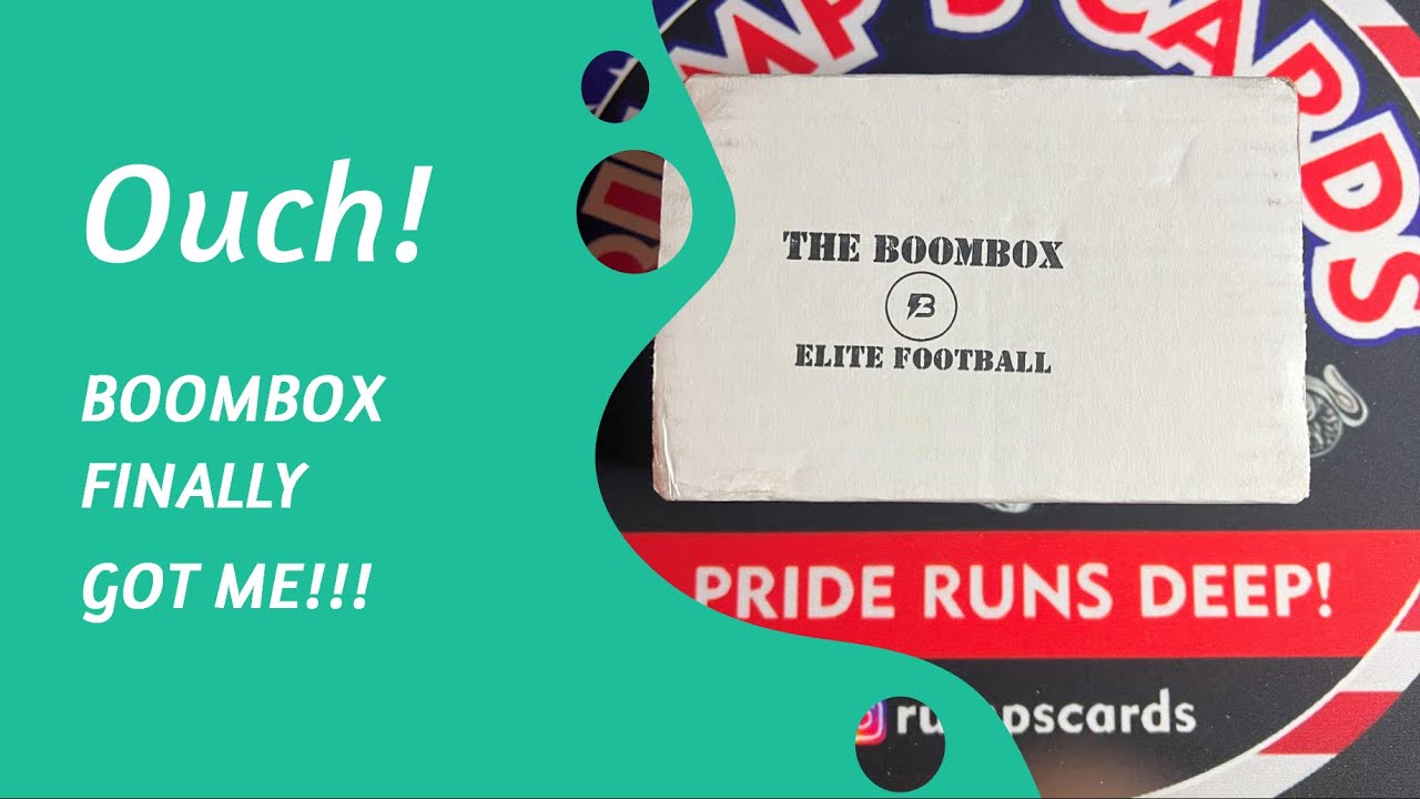 OCT 2023 Elite Boombox - It finally got me! - YouTube