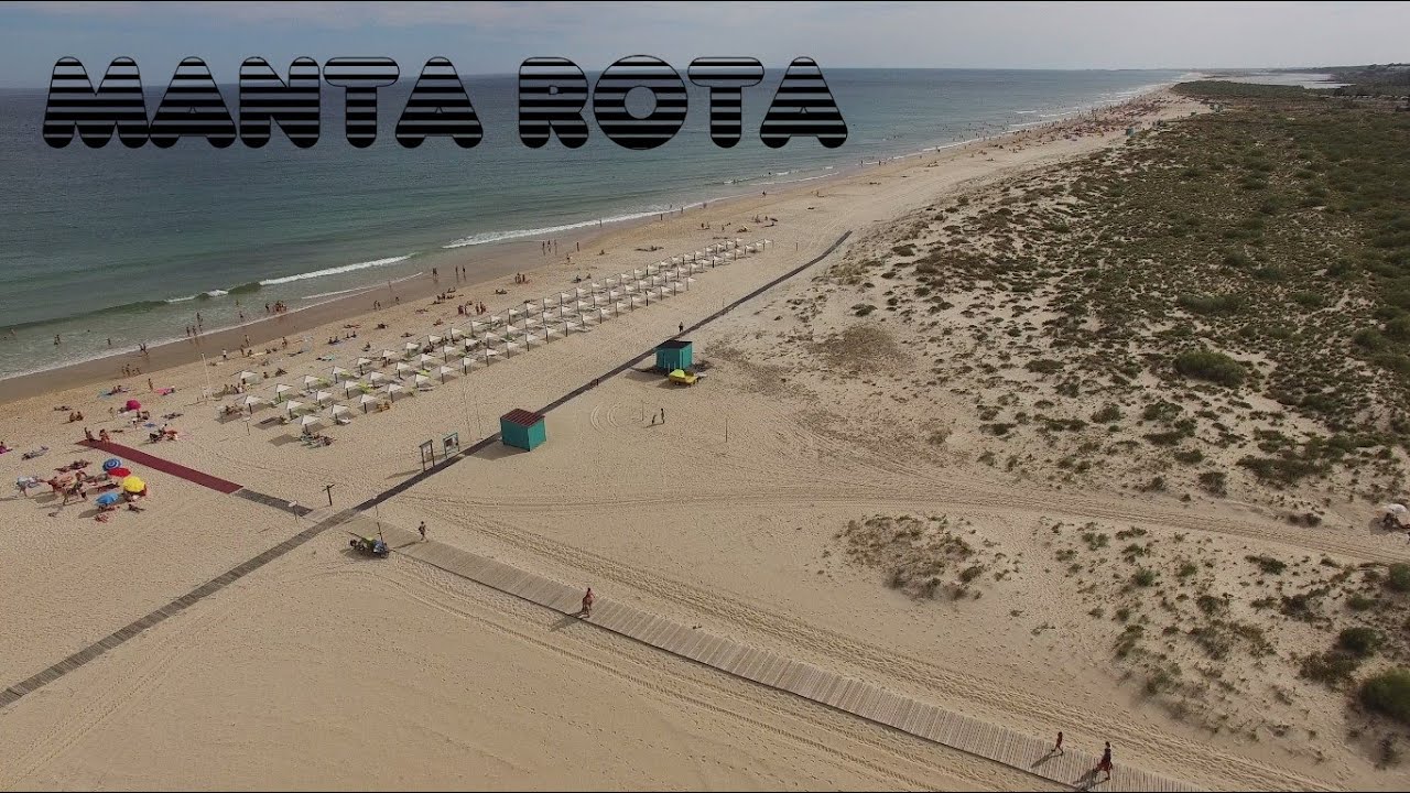 Beach of Manta Rota - ALGARVE - Portugal - YouTube