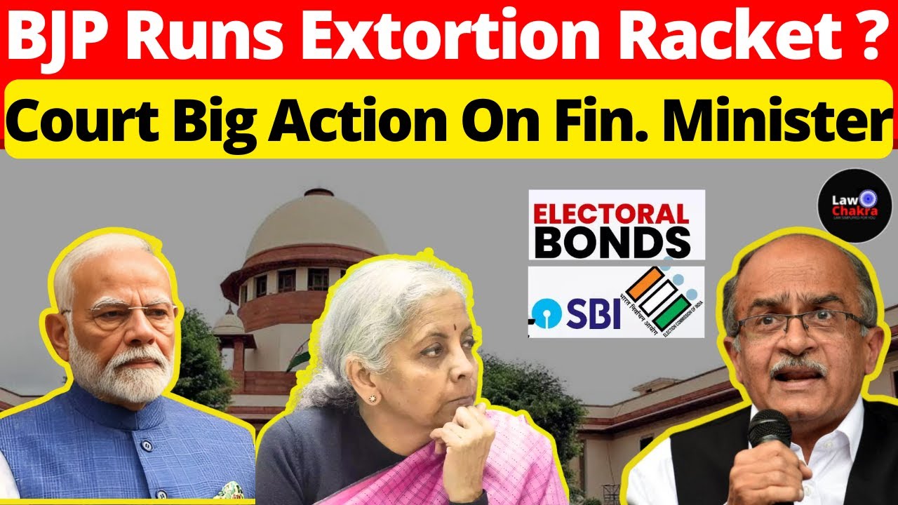 BJP Runs Extortion Racket? Court Big Action On Fin. Minister #lawchakra ...