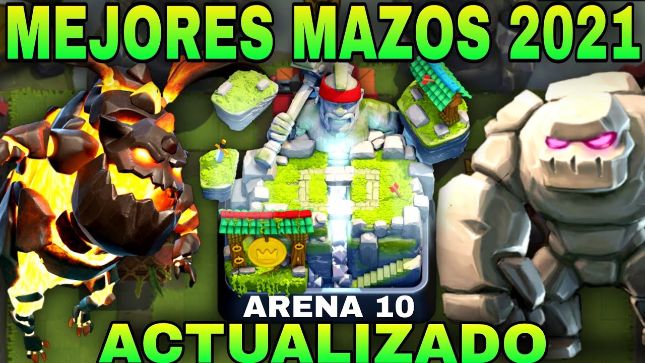 Los MEJORES MAZOS para ARENA 10/MONTEPUERCO en 2021/Clash Royale - YouTube
