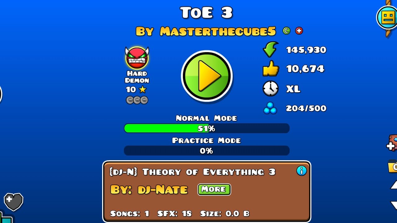 New record in TOE 3 - YouTube
