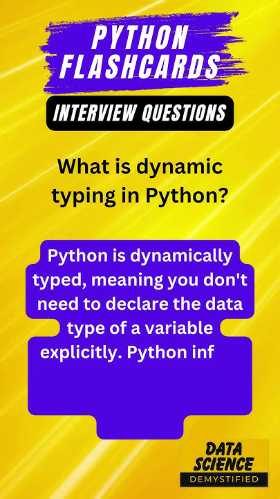 Python Interview Questions Flashcards Python Flashcards Pythonvariables Learnpython Youtube 