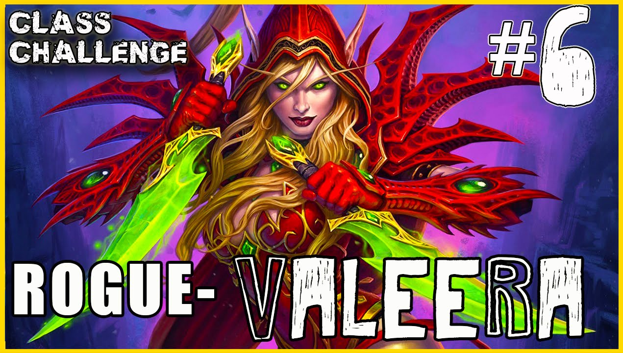 Hearthstone Solo Adventures | ROGUE Valeera CLASS CHALLENGE #6 - YouTube