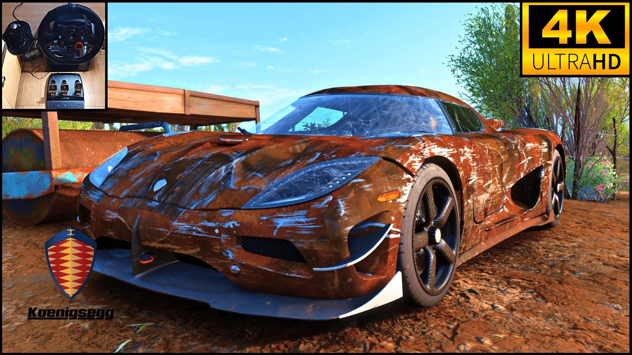 Rebuilding Koenigsegg AGERA RS | Forza Horizon 5 | Logitech G29 ...