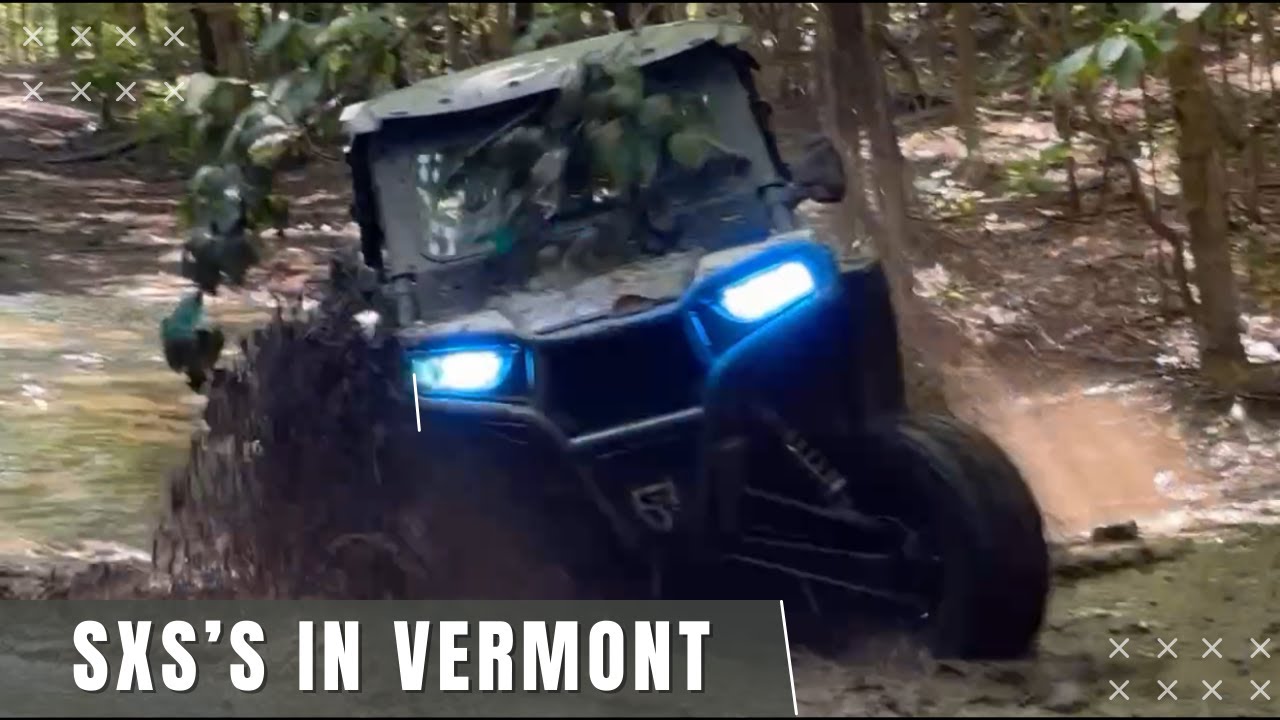 Muddy SxS and ATV Trails in Vermont - YouTube