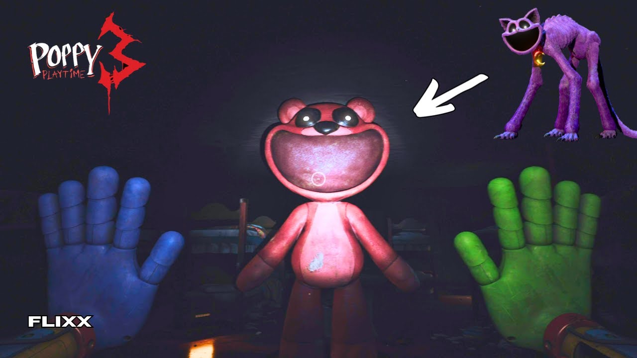 GOT TRAPPED IN HORROR HOUSE - POPPY PLAYTIME CHAPTER 3 (PART 3) | FLIXX ...