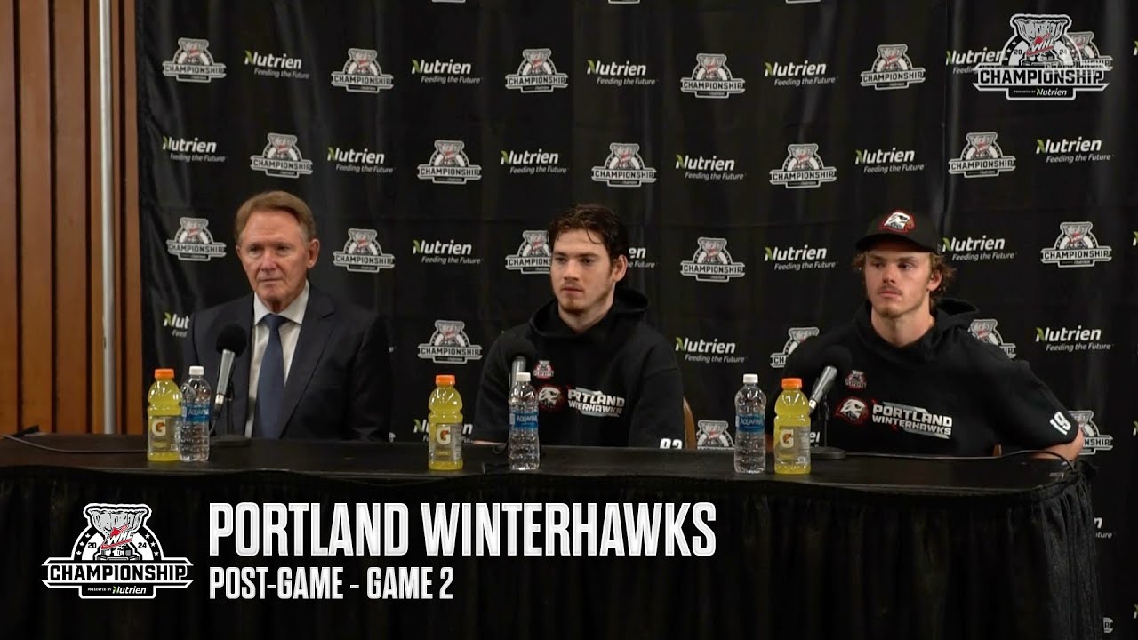 Post-Game - Portland Winterhawks - Game 2 - YouTube