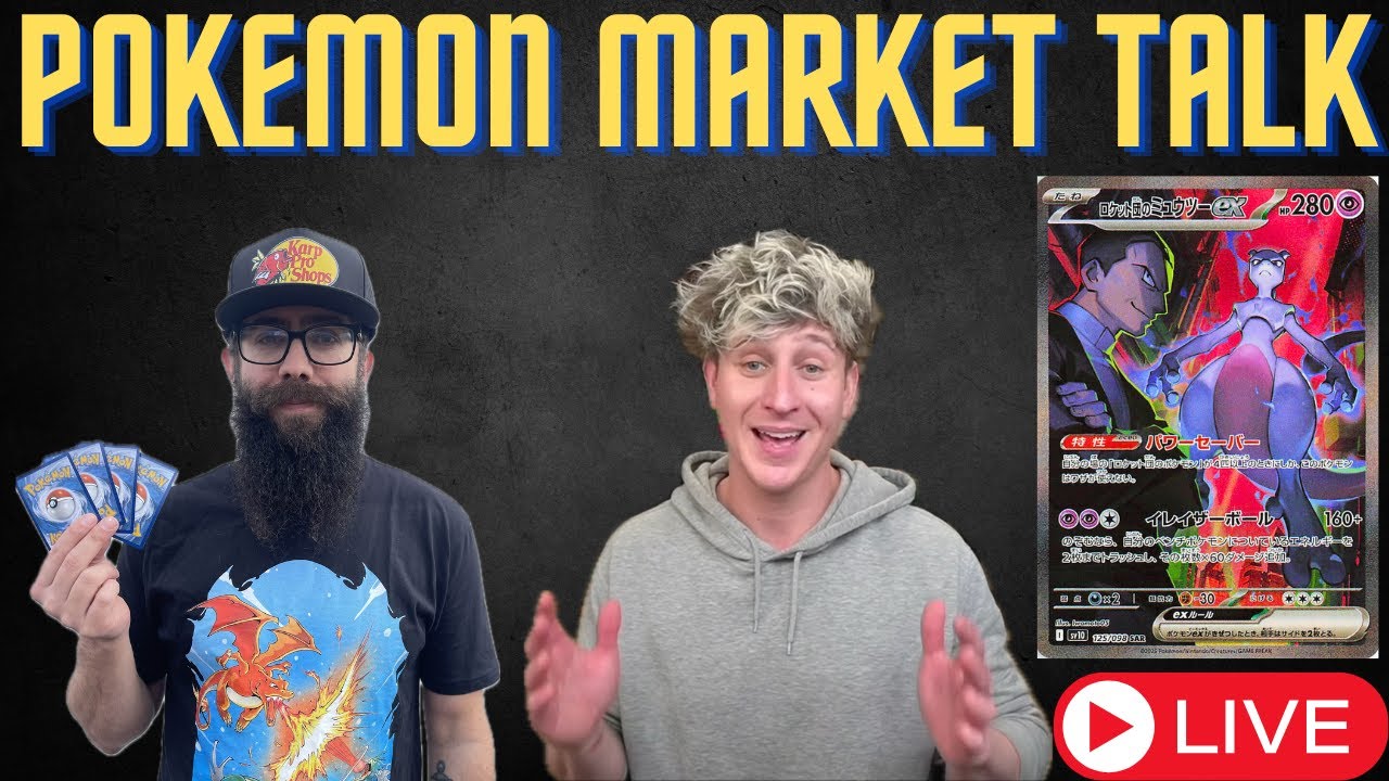 LIVE Pokemon Card Market Talk With Cool Trainer Ryan! - YouTube