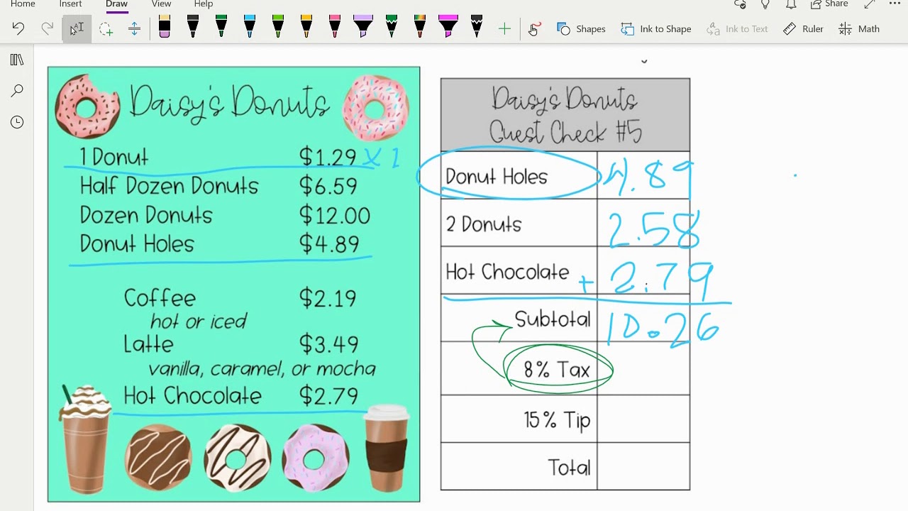 Daisy's Donuts Example - YouTube