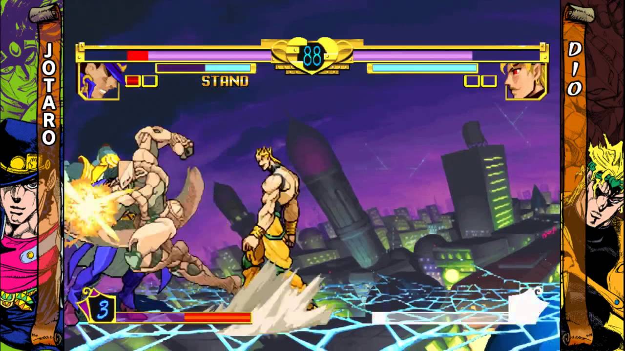 JoJo's Bizarre Adventure HD Ver. - Jotaro VS. Dio Gameplay Footage ...