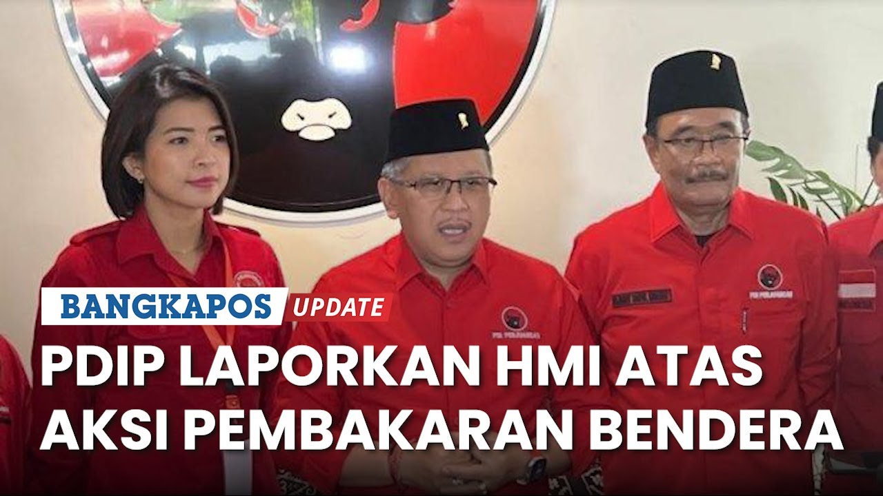 PDIP Laporkan Aktivis HMI Jakarta Buntut Aksi Pembakaran Bendera ...