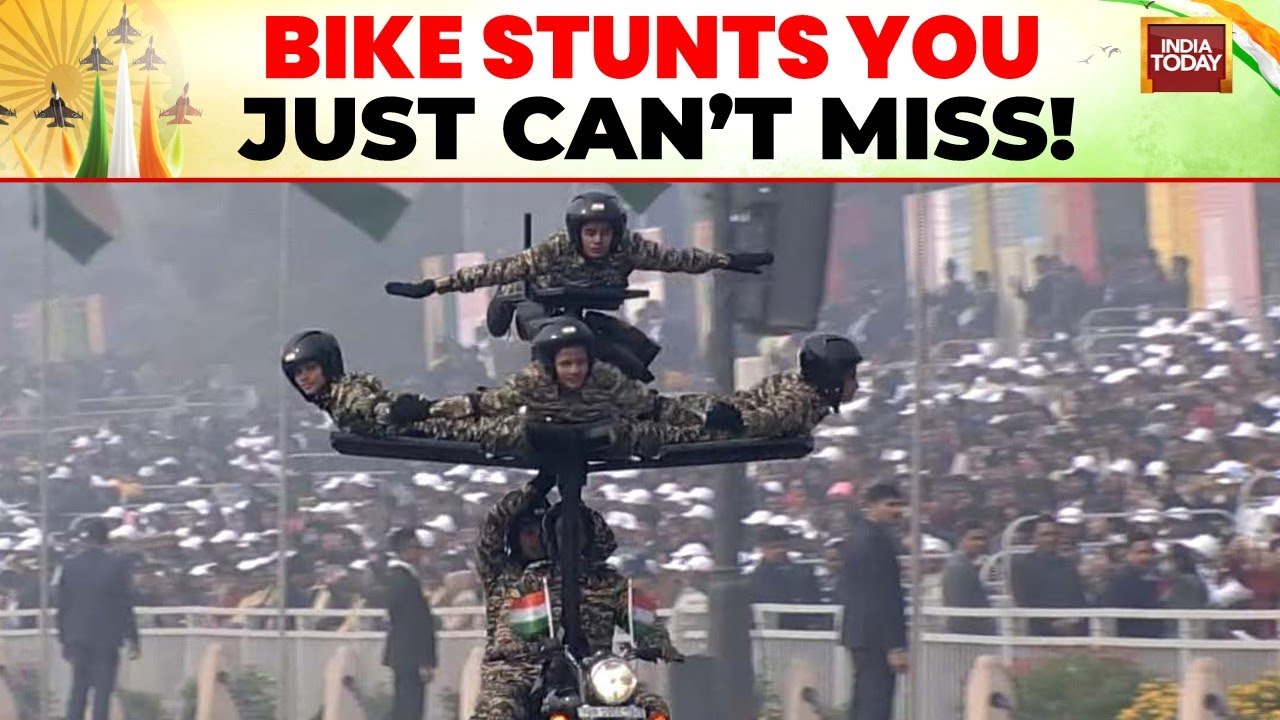 Republic Day 2026 Bike Stunts Videos | Republic Day Parade News ...