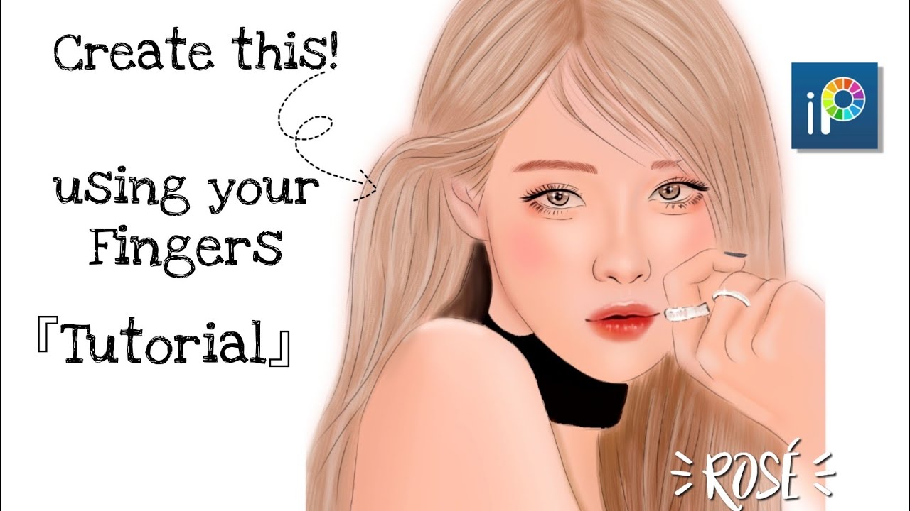 How to draw on IBISPAINTX tutorial for beginners | using fingers ...