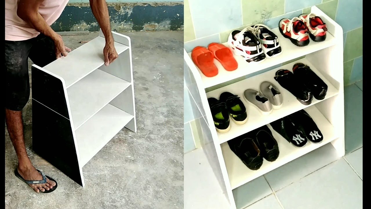 How to make shoe racks with ceramic tiles # 60 - YouTube