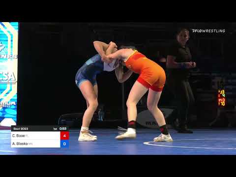106 Lbs Final - Clare Booe, Florida Vs Aspen Blasko, Minnesota 1140 ...