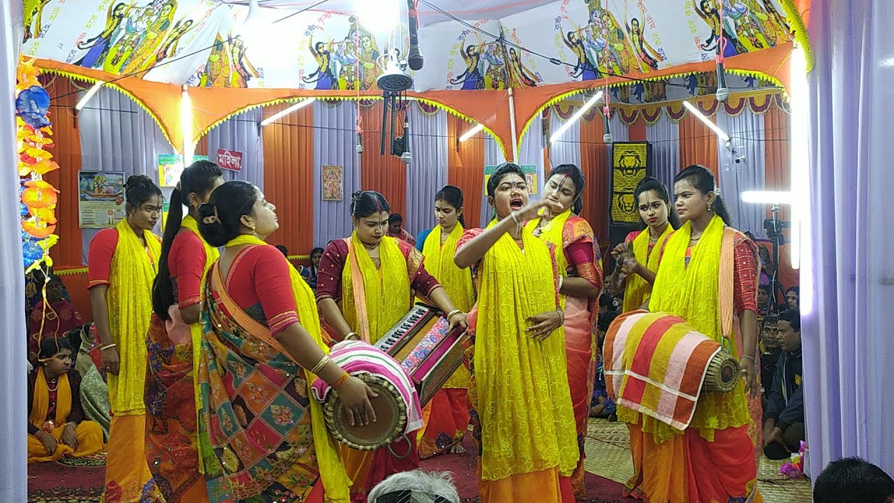 Bangla krittan Bangla music ll রীনা মিনা অষ্টসখী।। Ek naam kritan ll ...