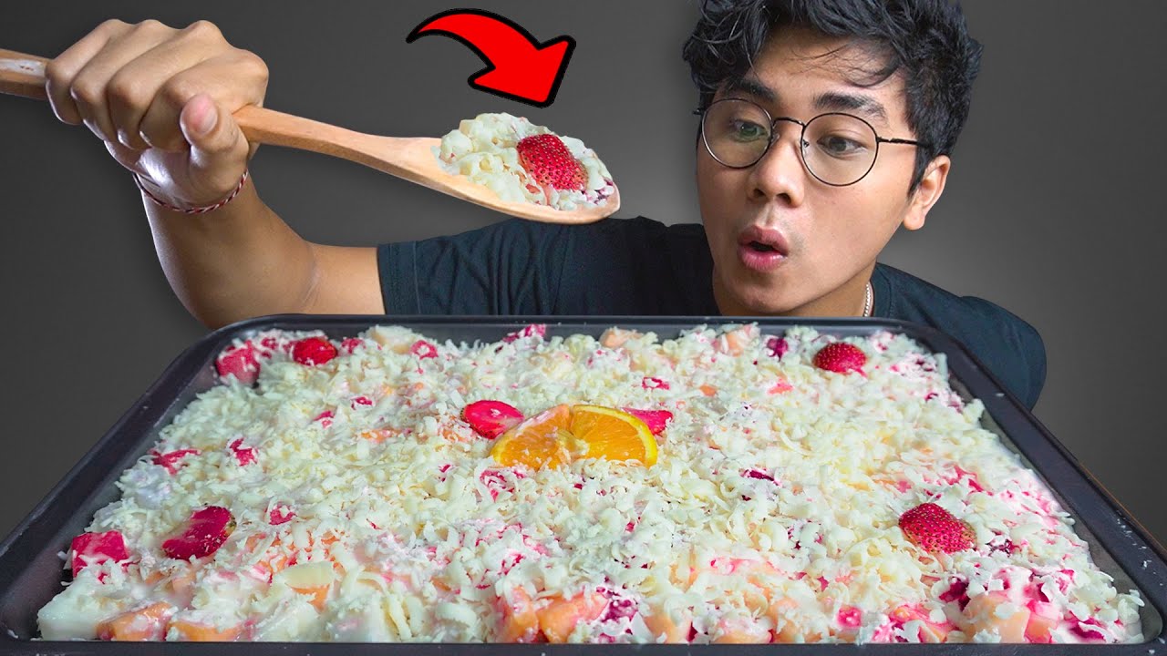 SARAPAN SALAD PORSI JUMBO DOUBLE KEJU!! - YouTube