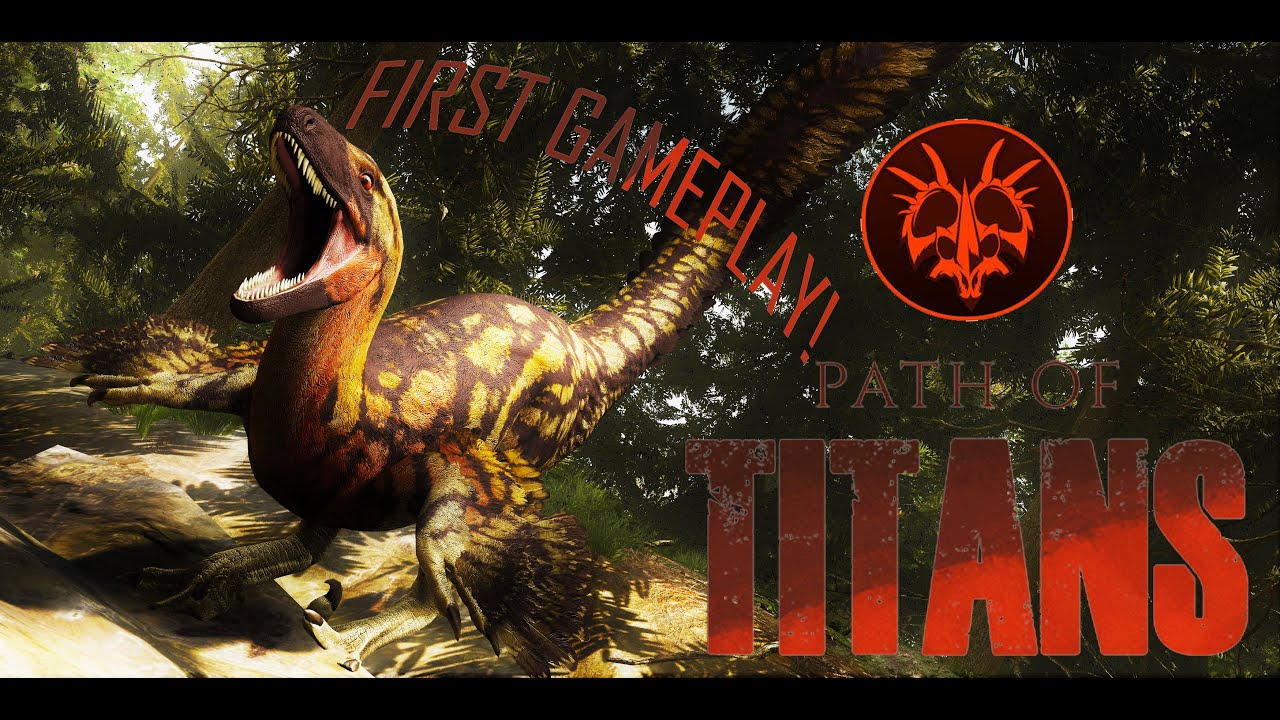 Path of Titans FIRST GAMEPLAY AS DINOSAUR! -Demo Update- - YouTube