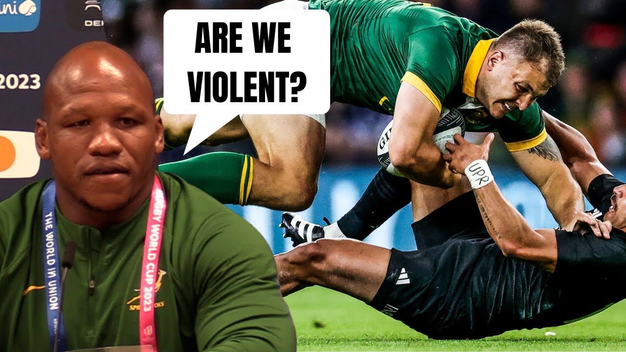 Springboks respond to accusations they are 'violent!' | Bongi Mbonambi ...