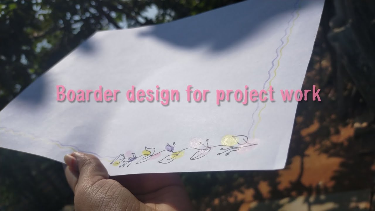 Project work design ideas || DIY - YouTube