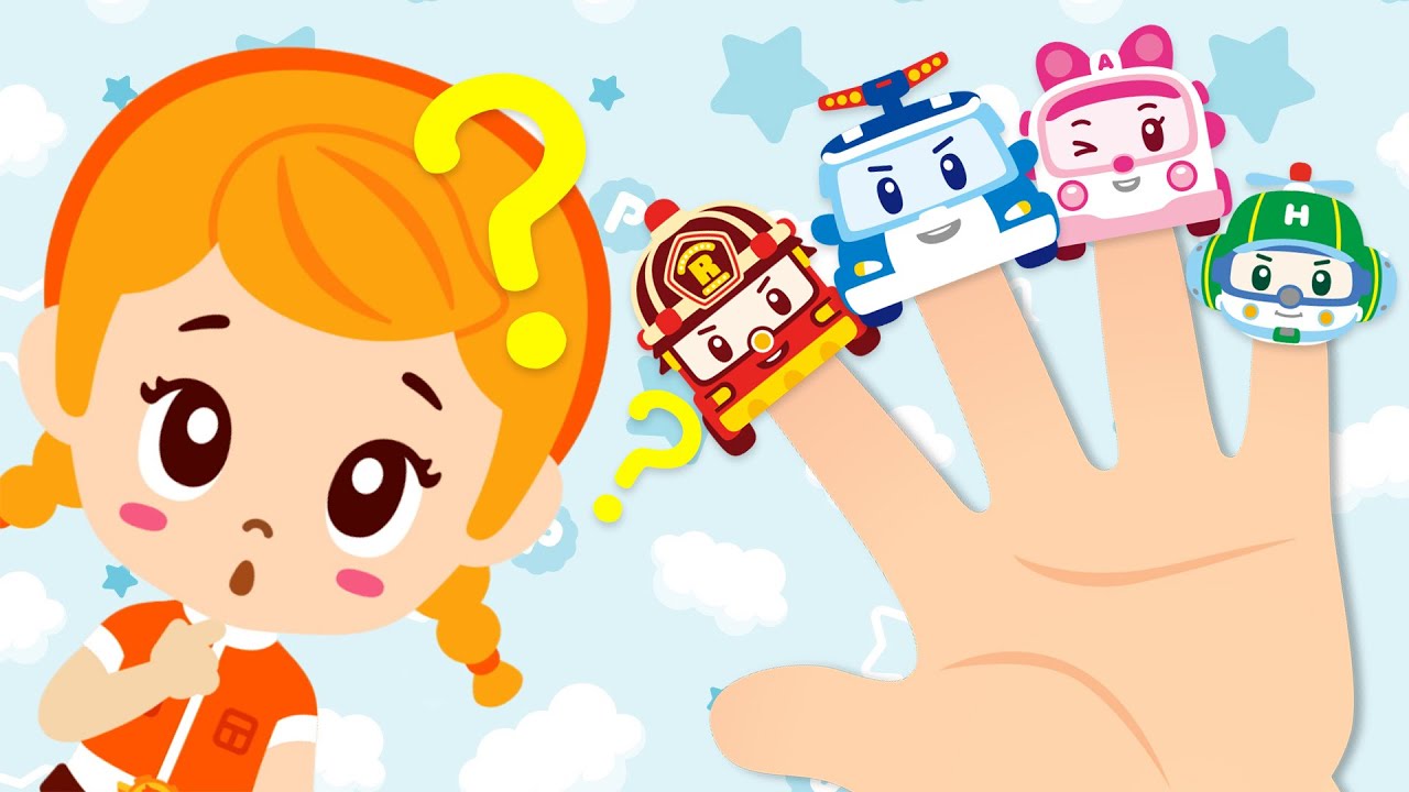 Finger Family│POLI BEST Nursery Rhymes│Baby Finger Where are You ...