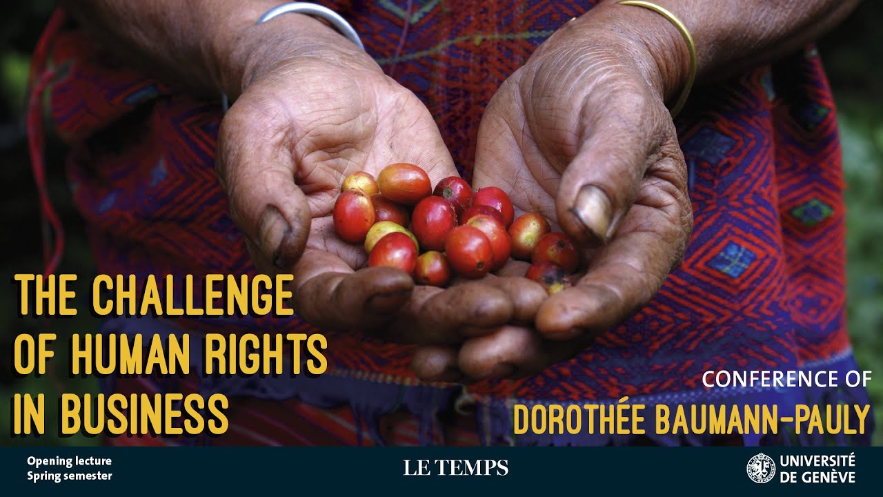 Spring semester's opening lecture: The challenge of Human Rights in ...