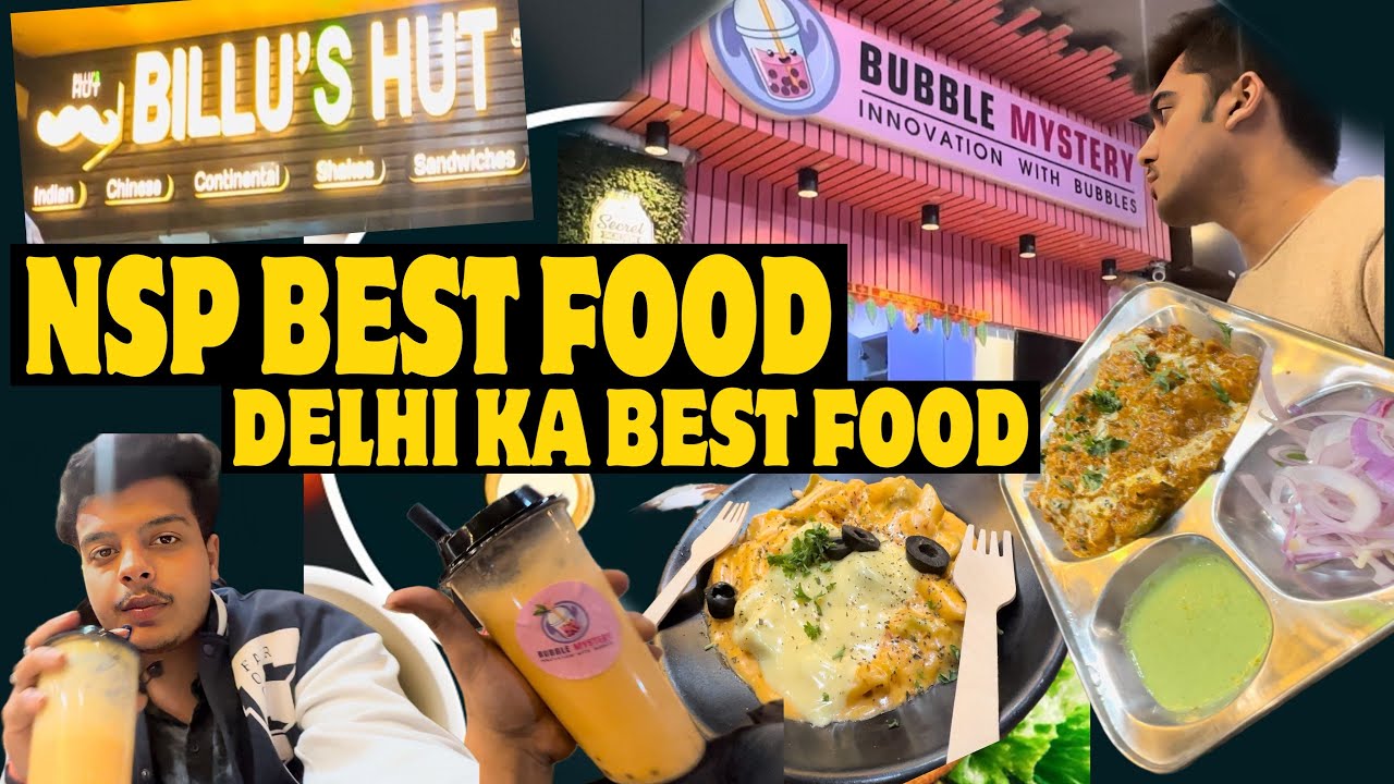 Best Restaurants In Delhi | Billu's Hut NSP | Best Pasta | Best Place For Foodies - YouTube