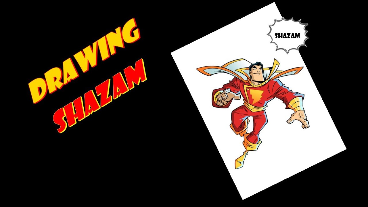 Drawing Shazam - YouTube