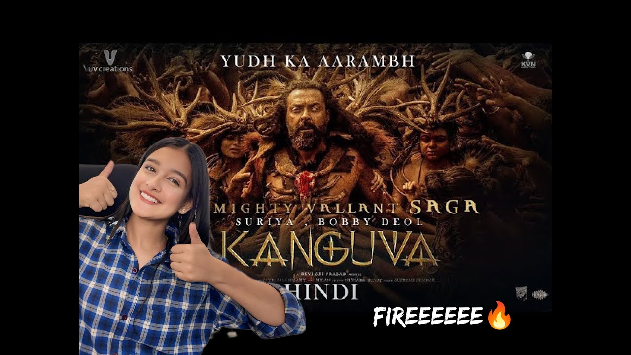 Reaction On Kanguva - Sizzle Teaser | Suriya | Bobby Deol | Devi Sri ...