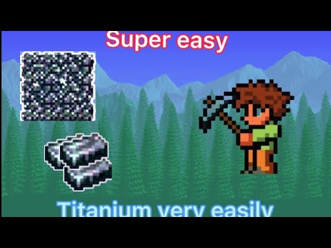 WHERE TO FIND A TON OF TITANIUM IN TERRARIA 1.4 - YouTube